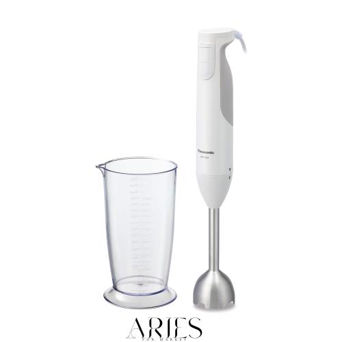 パナソニック ブレンダー ハンドブレンダー 1台2役(混ぜる/つぶす)誤使用防止設計 レシピブック付 ホワイト MX-S102-W