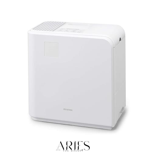 アイリスオーヤマ 加湿器 大容量 スチーム式(加熱式) 気化式 ハイブリット式 加湿量 500ml タンク容量 5L 14畳 10時間連続加湿 卓上 デス