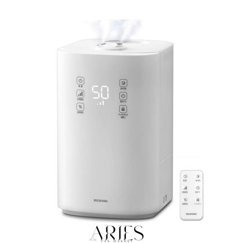 アイリスオーヤマ 加湿器 大容量 超音波式 スチーム式(加熱式) ハイブリット式 加湿量 500ml タンク容量 4.5L 14畳 9時間連続加湿 アロマ