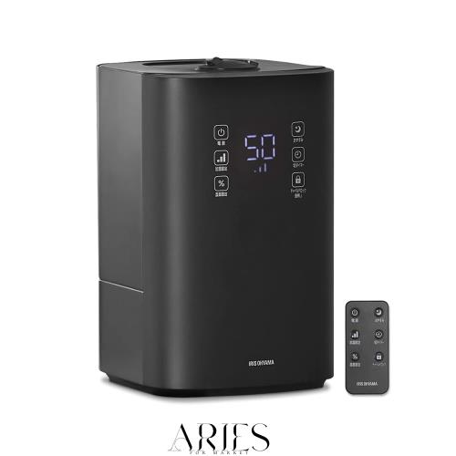 アイリスオーヤマ 加湿器 大容量 超音波式 スチーム式(加熱式) ハイブリット式 加湿量 500ml タンク容量 4.5L 14畳 9時間連続加湿 アロマ