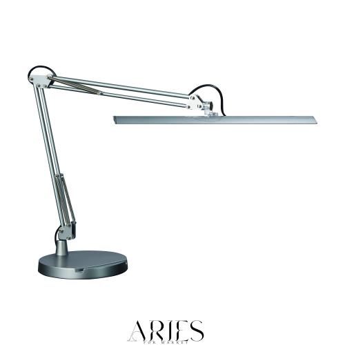 山田照明(Yamada Si) Zライト 卓上 ベース付 明るさ2430Lx 高演色LED 肌色きれい Ra90 シルバー Z-10DSL