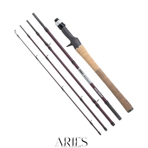 AbuGarcia (アブガルシア) ズームサファリ (ZoomSafari) ZMSC-665M パックロッド ベイト ライトロック バス エリアトラウト