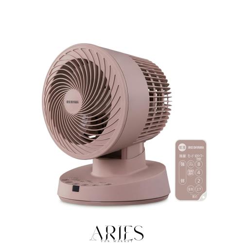 アイリスオーヤマ サーキュレーター 扇風機 静音 上下左右首振り 16畳 DCモーター リモコン付き PCF-BD15T-P フォギーピンク