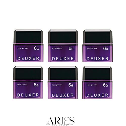 DEUXER(デューサー) アクアジェルワックス6G(6個セット) ヘアワックス フローラルベリー