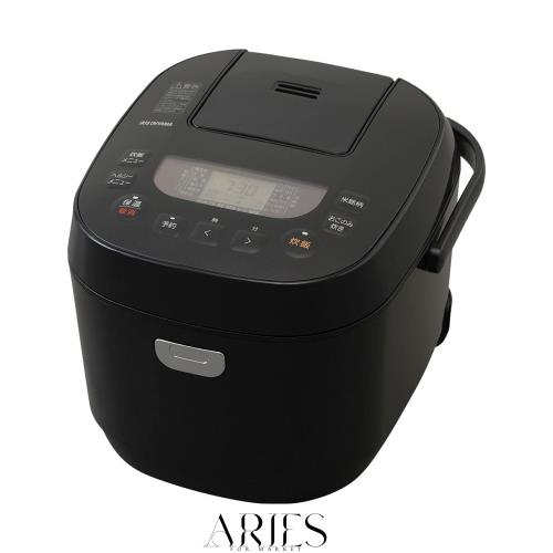 アイリスオーヤマ 炊飯器 10合 1升 マイコン式 40銘柄炊き分け機能 極厚火釜 玄米 ブラック RC-ME10-B