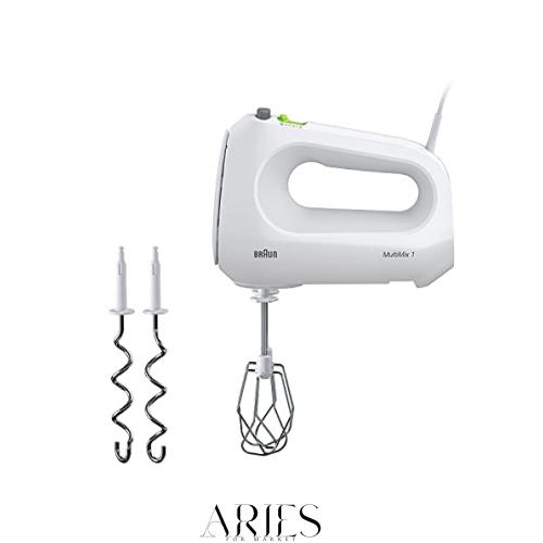 ブラウン ハンドミキサー マルチミックス1 HM1010WH 軽量コンパクト 静音 150W ハイパワー 4段階スピード ターボ 握りやすい 持ちやすい