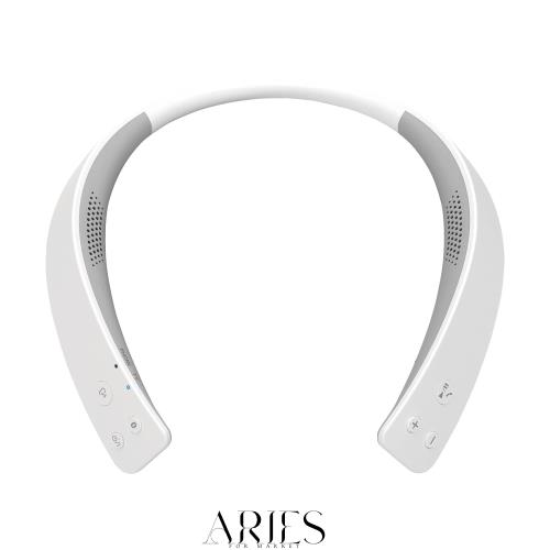 パナソニック ワイヤレスネックスピーカー 首掛けスピーカー Bluetooth マイク搭載 ハンズフリー 約13時間連続再生 SC-WN10-W ホワイト