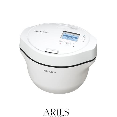 シャープ ヘルシオ ホットクック 電気調理鍋 無水鍋 1.6L 2~4人用 スマホ連携 ホワイト KN-HW16G-W