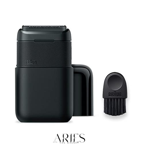 ブラウン モバイルシェーバー Braun mini 電動 髭剃り メンズ M-1013 ブラック 小型 携帯用 旅行用 モバイルシェーバー