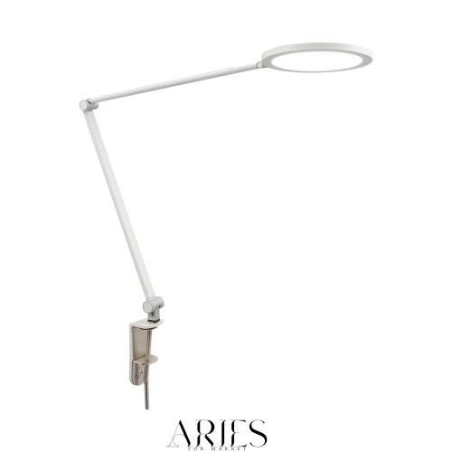 オーム電機 LEDアームライト 調光調色 クランプライト デスクライト デスクスタンド デスクランプ AS-LDC6K-W 06-1947 OHM