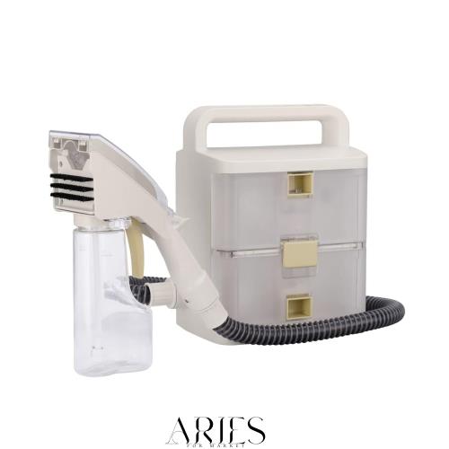 アイリスオーヤマ(IRIS OHYAMA) 電源のない場所でも使える コードレスリンサー 交換バッテリー式 車内も楽々洗浄 運転音低減 静か 小さな