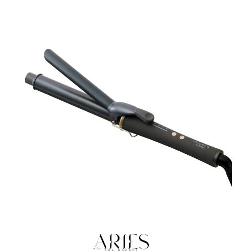 アイリスオーヤマ MiCOLA (ミコラ) カールアイロン コテ パイプ直径28mm 海外対応 温度調節可能 HIR-MC201-H ダークグレー