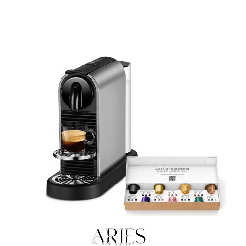 ネスプレッソ ORIGINAL カプセル式コーヒーメーカー シティズ プラチナム D チタン D140-TI-W