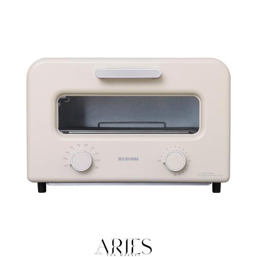 アイリスオーヤマ(IRIS OHYAMA) ＼テレビで紹介／ オーブントースター 4枚焼き スチーム 高火力 温度調節機能 タイマー機能付き 遠赤外線