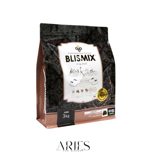 ブリスミックス チキンレシピ 中粒 3kg BLISMIX ドッグフード 鶏 乳酸菌 成犬 子犬 高齢犬 ドライフードの通販はau PAY マーケット - Aries | au PAY ...
