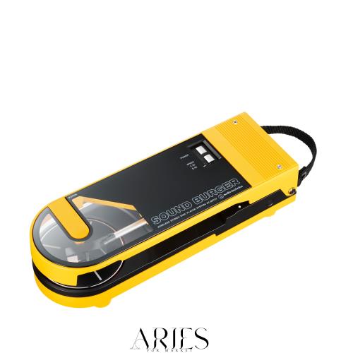 オーディオテクニカ AT-SB727 YL ワイヤレス レコードプレーヤー AT-SB727 サウンドバーガー ポータブル 小型 軽量 USB充電 Bluetooth ベ