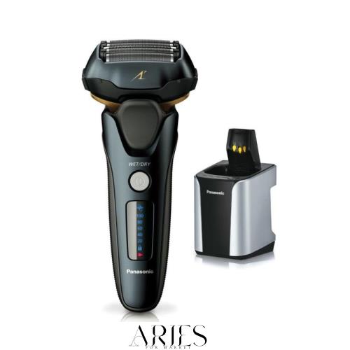 パナソニック(Panasonic) ES-LVK8-K ラムダッシュ メンズシェーバー 5枚刃 洗浄器付