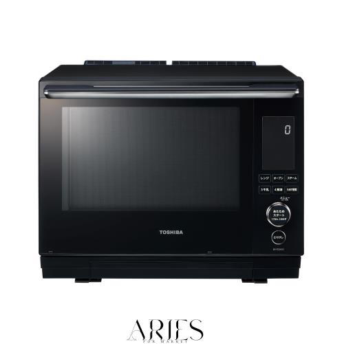 東芝 (TOSHIBA) オーブンレンジ 電子レンジ フラットテーブル microwave 簡単操作 石窯ドーム 30L ER-YD3000(K)