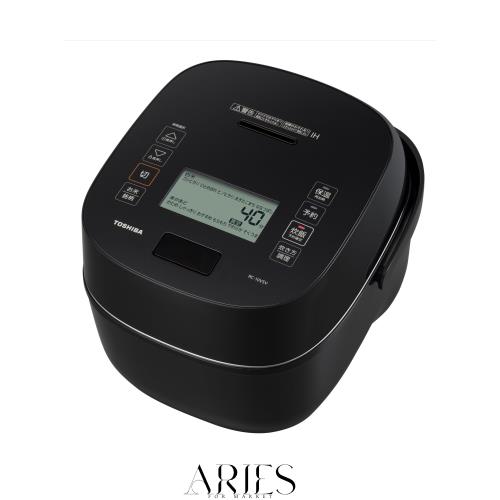 TOSHIBA(東芝) 炊飯器 炎匠炊き 5.5合 RC-10VSV(K) グランブラック 真空圧力IH rice cooker 日本製 真空ひたし 真空保温白米40時間