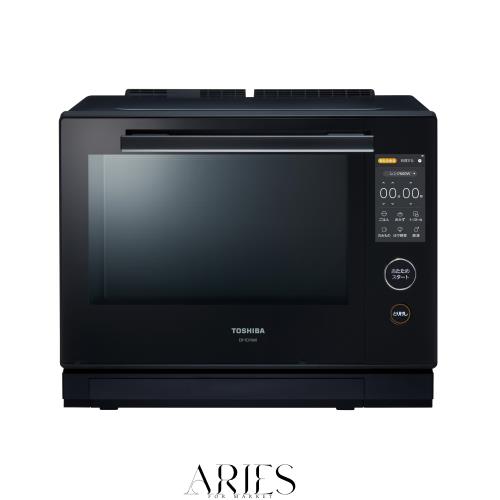 東芝 (TOSHIBA) オーブンレンジ 電子レンジ フラットテーブル microwave 簡単操作 石窯ドーム 30L ER-YD7000(K)