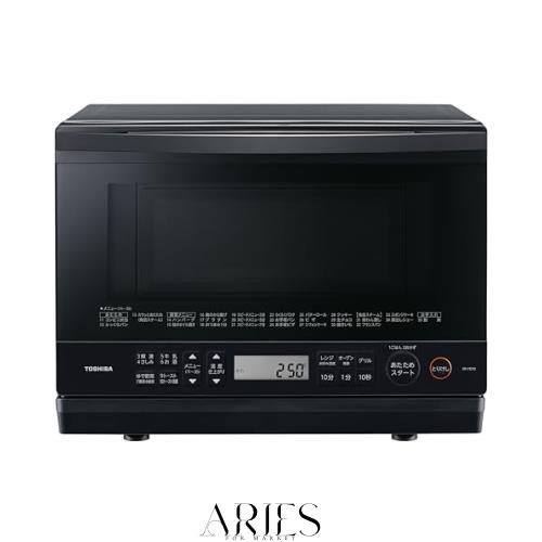 東芝(TOSHIBA) スチーム オーブンレンジ 石窯ドーム 26L ER-YD70(K) ブラック フラットテーブル