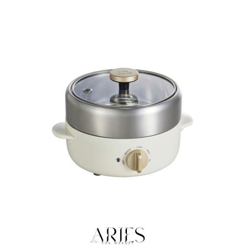 BRUNO ブルーノ 電気鍋 一人用 二人用 コンパクトマルチグリルポット 卓上 ホワイト BOE115-WH