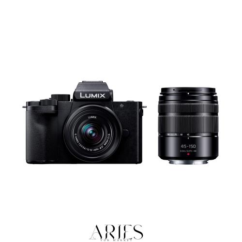 パナソニック(Panasonic) 小型・軽量ミラーレス一眼カメラ ルミックス ダブルズームレンズキット ブラック DC-G100DW-K