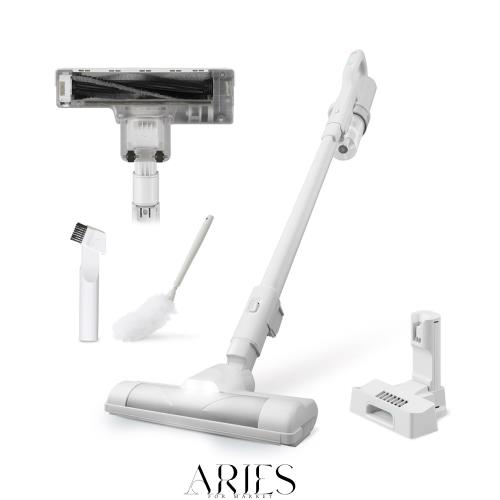 【超軽量1.1kgモデル】アイリスオーヤマ 掃除機 コードレス スティッククリーナー 軽量 充電式 置くだけ充電スタンド AZ-SCD-123P-W Magi