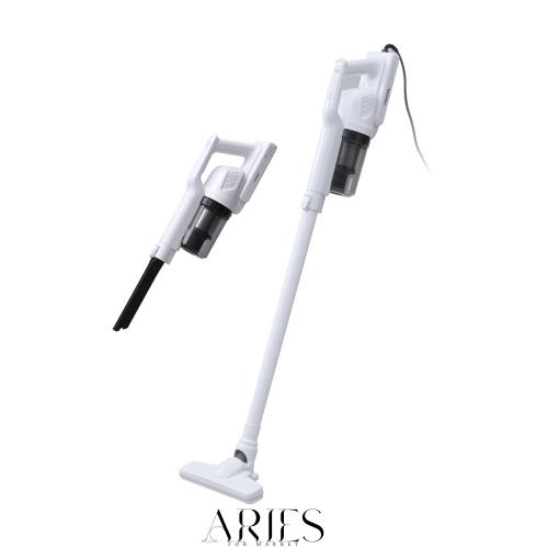 [山善] 掃除機 コード式 サイクロン 軽量 一人暮らし スティッククリーナー ハンディ 2WAY 強力吸引 簡単操作 簡単お手入れ すき間ノズル
