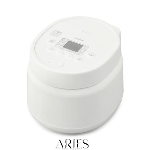 アイリスオーヤマ 炊飯器 3合 マイコン式 蒸気筒レスでお手入れ簡単(2点のみ) 50銘柄炊き分け エコモード RC-MSA30-W ホワイト