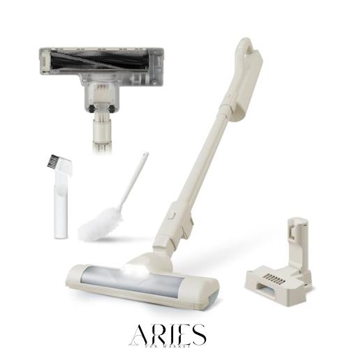 【超軽量1.1kg】アイリスオーヤマ 掃除機 コードレス 紙パック式 スティッククリーナー 軽量 充電式 置くだけで充電スタンド SBD-201P-HC