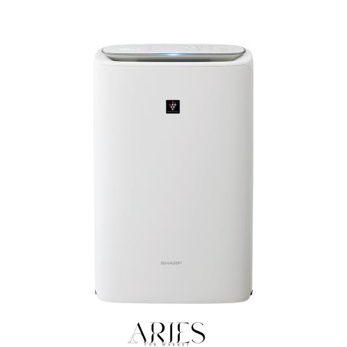 シャープ 空気清浄機 KI-SS50-W プラズマクラスター 25000 加湿 浮遊・付着ウィルス 花粉 空気浄化 薄型スリム おすすめ畳数 13畳 加湿量