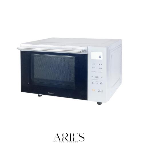 [山善] 電子レンジ オーブンレンジ 18L 一人暮らし 二人暮らし トースト機能付き フラットテーブル オートメニュー18種 グリル 機能 ホワ