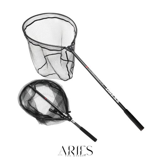 ドレス(DRESS) フルカーボン ランディングネット タモ 網 玉網 伸縮 折りたたみ 水に浮く 釣り コンパクト 携帯 シャフト 玉の柄 ラバー