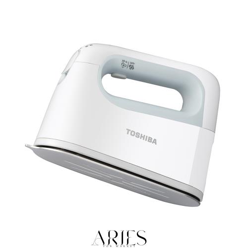 東芝 アイロン スチームアイロン コードレス 衣類スチーマー かけたまま 小型 約 0.69kg 最大約 14g/ 分 温度調節 3 段階 2Way TAS-X6-L