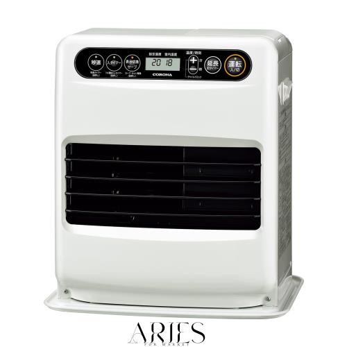 CORONA(コロナ) 石油ファンヒーター 【日本生産】 (木造9畳 / コンクリート12畳 まで) ニオイ低減機能 入切タイマー ワンタッチ給油 ホワ