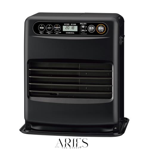CORONA(コロナ) 石油ファンヒーター 【日本生産】 (木造9畳 / コンクリート12畳 まで) ニオイ低減機能 入切タイマー ワンタッチ給油 ブラ