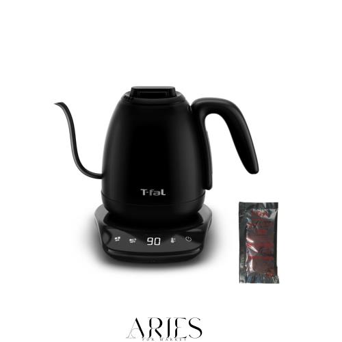 【Amazon.co.jp限定】ティファール 電気ケトル 0.8L ドリップ コーヒー 温度調節 1250 Wのハイパワーですぐに沸く 転倒お湯もれロック 「