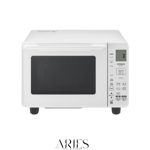 日立 オーブンレンジ 22L MRO-HE4C W ホワイト フラット 庫内 250℃ オーブン1段 電子レンジ 新生活 一人暮らし 保証1年