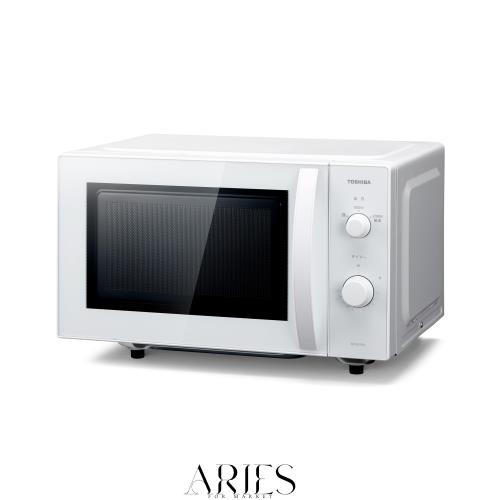 TOSHIBA(東芝) 電子レンジ 17L フラットテーブル 単機能 全国対応 ダイヤル式 レンジ あたため 庫内灯 オレンジLEDタイマー 簡単操作 一