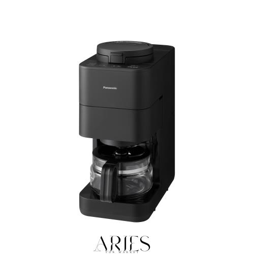 パナソニック コーヒーメーカー 全自動 ミル付き 沸騰浄水機能 デカフェ豆コース搭載 ブラック NC-A58-K