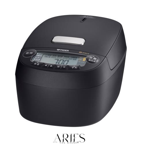 タイガー魔法瓶(TIGER) 炊飯器 一升 圧力IH 炊きたて 遠赤5層土鍋蓄熱コート釜 粒立ち保温 お手入れ簡単 ブラック JPV-S180KO