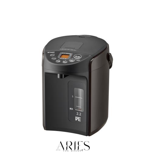 【WEB限定】タイガー魔法瓶 (TIGER) 電気ポット 節電 VE 保温 安全構造 とく子さん 2.2L ブラウン PIQ-N220T