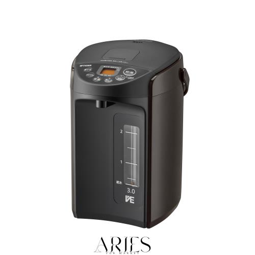 【WEB限定】タイガー魔法瓶 (TIGER) 電気ポット 節電 VE 保温 安全構造 とく子さん 3.0L ブラウン PIQ-N300T