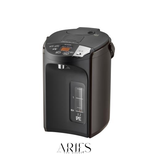 【WEB限定】タイガー魔法瓶(TIGER) 電気ポット 蒸気レス 節電VE保温 安全構造 とく子さん 2.2L ブラウン PIS-N220T