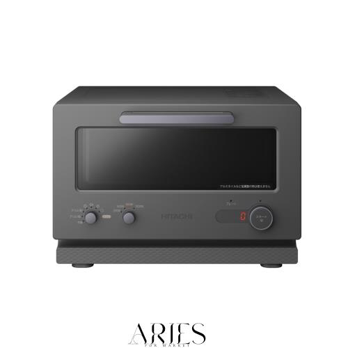トースターレンジ 2in1 フラット庫内 15L チャコールグレー 日立 MRT-F100-H