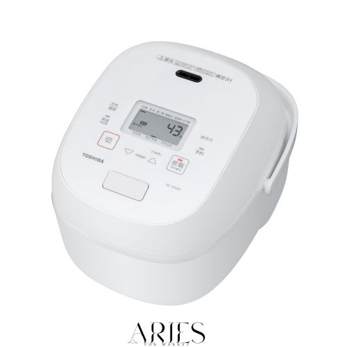 TOSHIBA(東芝) 炊飯器 炎匠炊き 5.5合 RC-10VRV(W) グランホワイト 真空IH rice cooker 日本製 真空ひたし 真空保温白米40時間