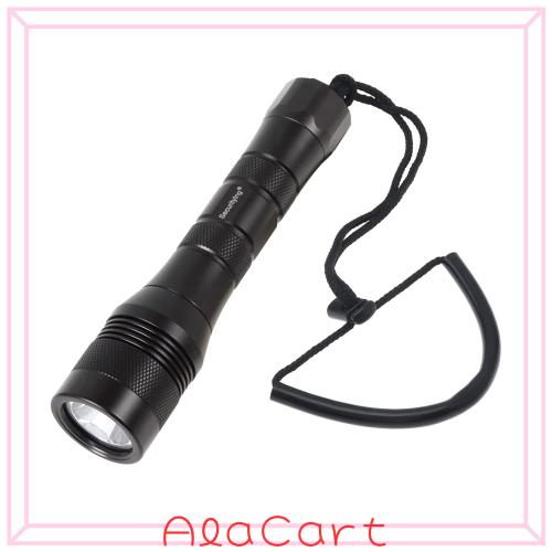 SecurityIng DF08 ダイビングライト 1050ルーメン 明るい LED 水中ライト 電池式 水中100M IPX-8防水 ダイビング ダイバーライト スキュ