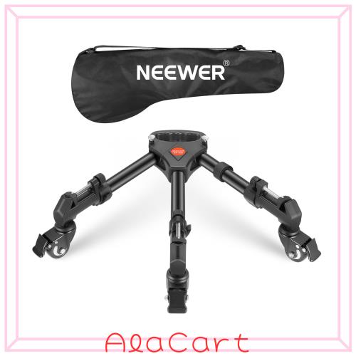 Neewer プロ耐荷重 写真三脚ドリー ラバーホイールと調整可能なレッグマウント付き DSLRカメラ/カムコーダー/写真/ビデオ/照明用