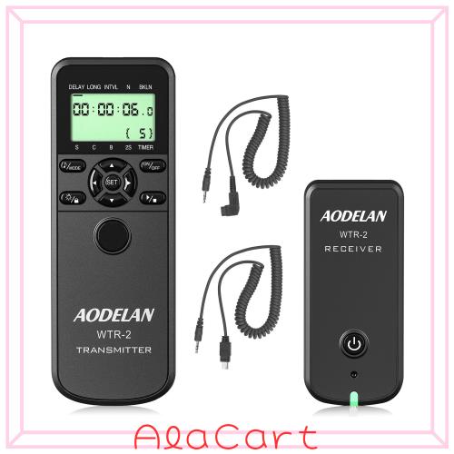 AODELAN WTR2 カメラ ワイヤレス シャッター リリース タイマー リモコン Sony a6400 a7III a9 a77 a99 A7 A7 II A7R IV A7R II A7RIII a